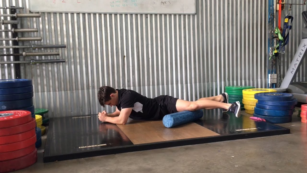 VMO Foam Roll w/ Knee Flexion & Extension - YouTube