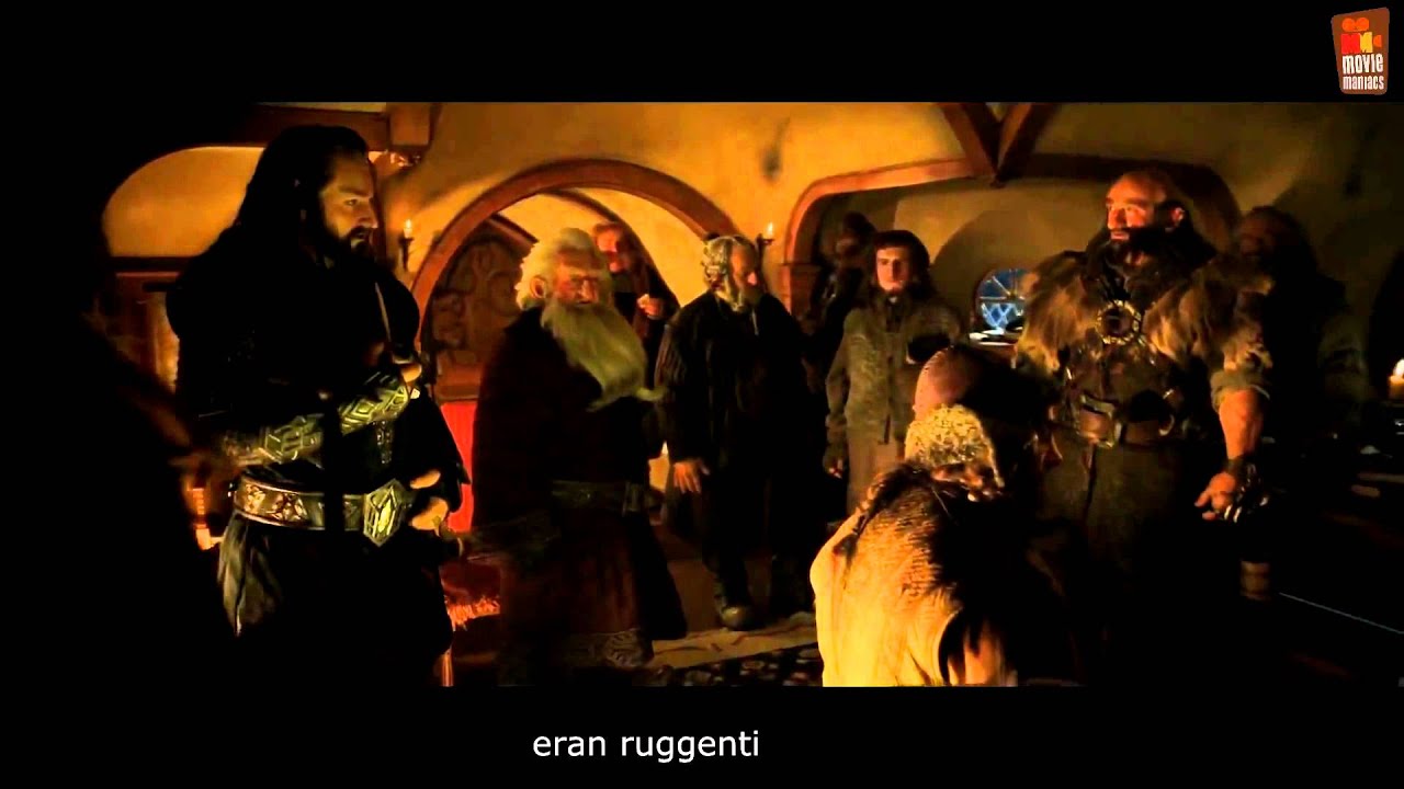 Lo Hobbit~Il canto dei Nani "Misty Mountains" - YouTube