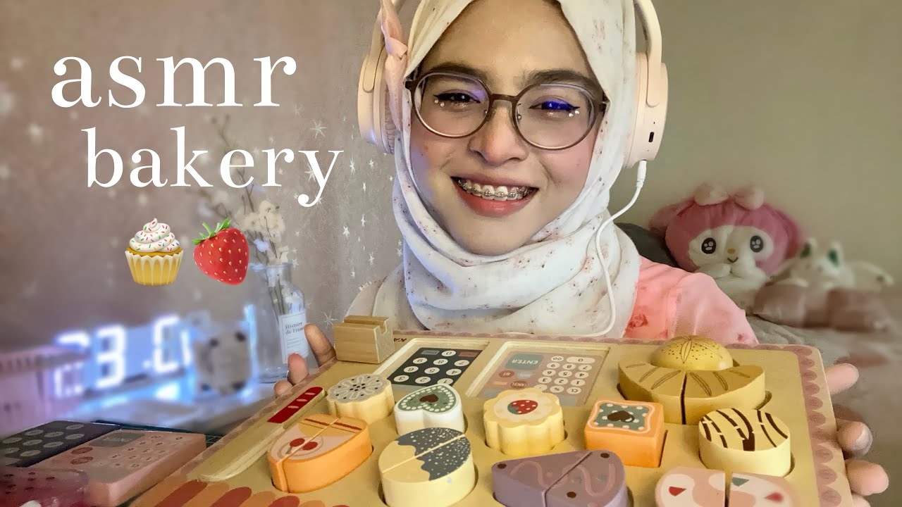 ASMR IN MALAY🇲🇾♡ BAKERY AFTER TERAWIH!🍰🧁 (roleplay, wooden triggers, whispering, tapping) - YouTube