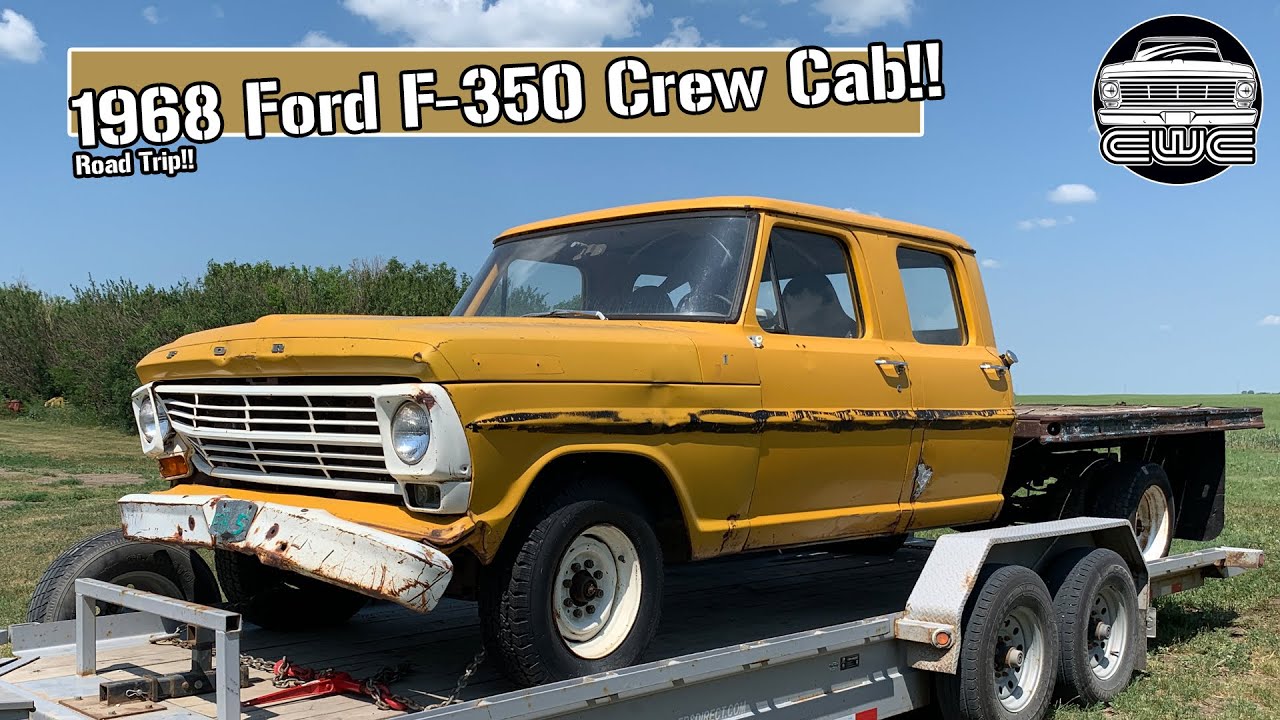 Picking up a 1968 Ford Crew Cab | #fordhoard - YouTube