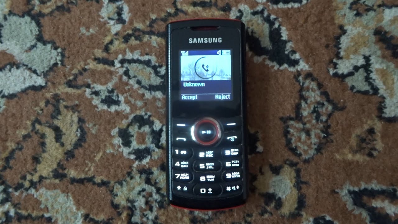 Samsung GT-E2120 incoming call via Fake call - YouTube