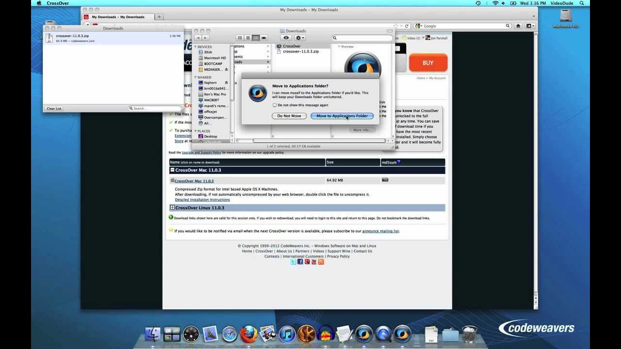 How to Install CrossOver Mac From Your Account - YouTube