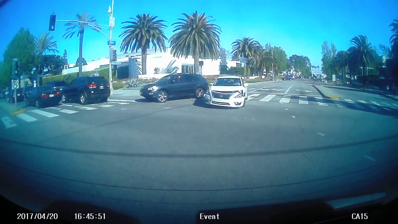 Car Accident - Rear View - YouTube
