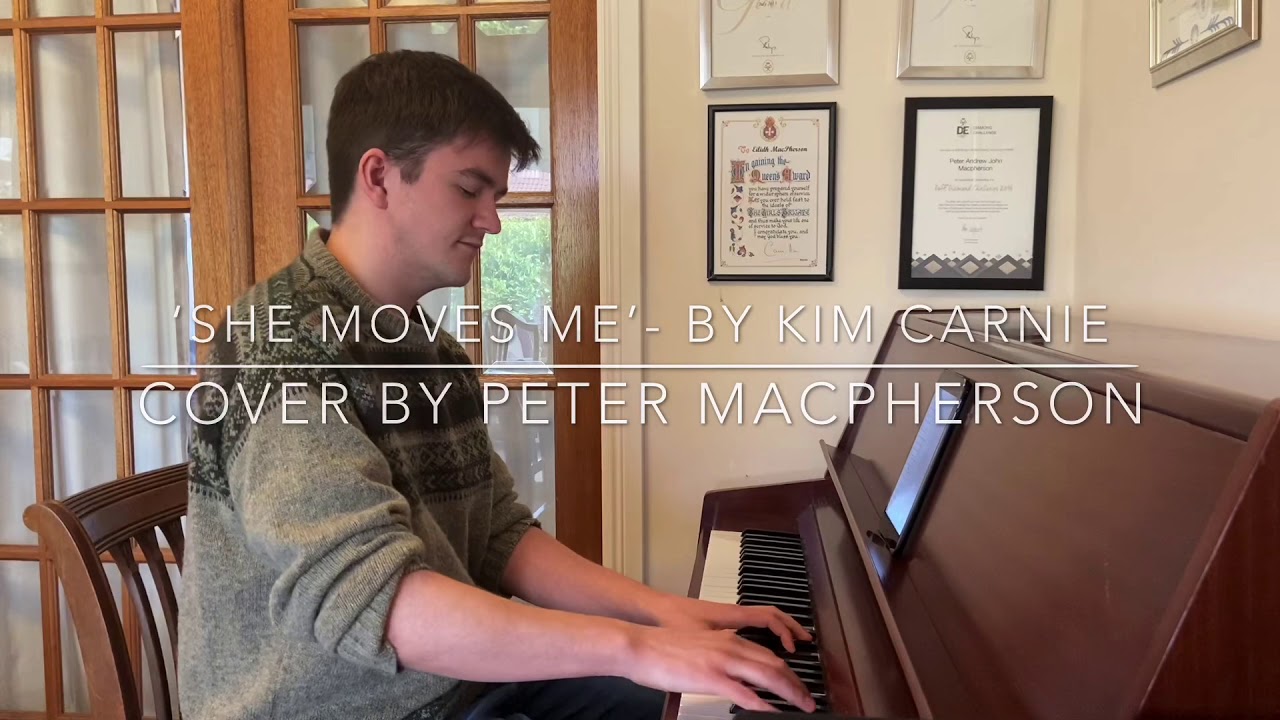 ‘She Moves Me’ by Kim Carnie - Cover by Peter MacPherson - YouTube