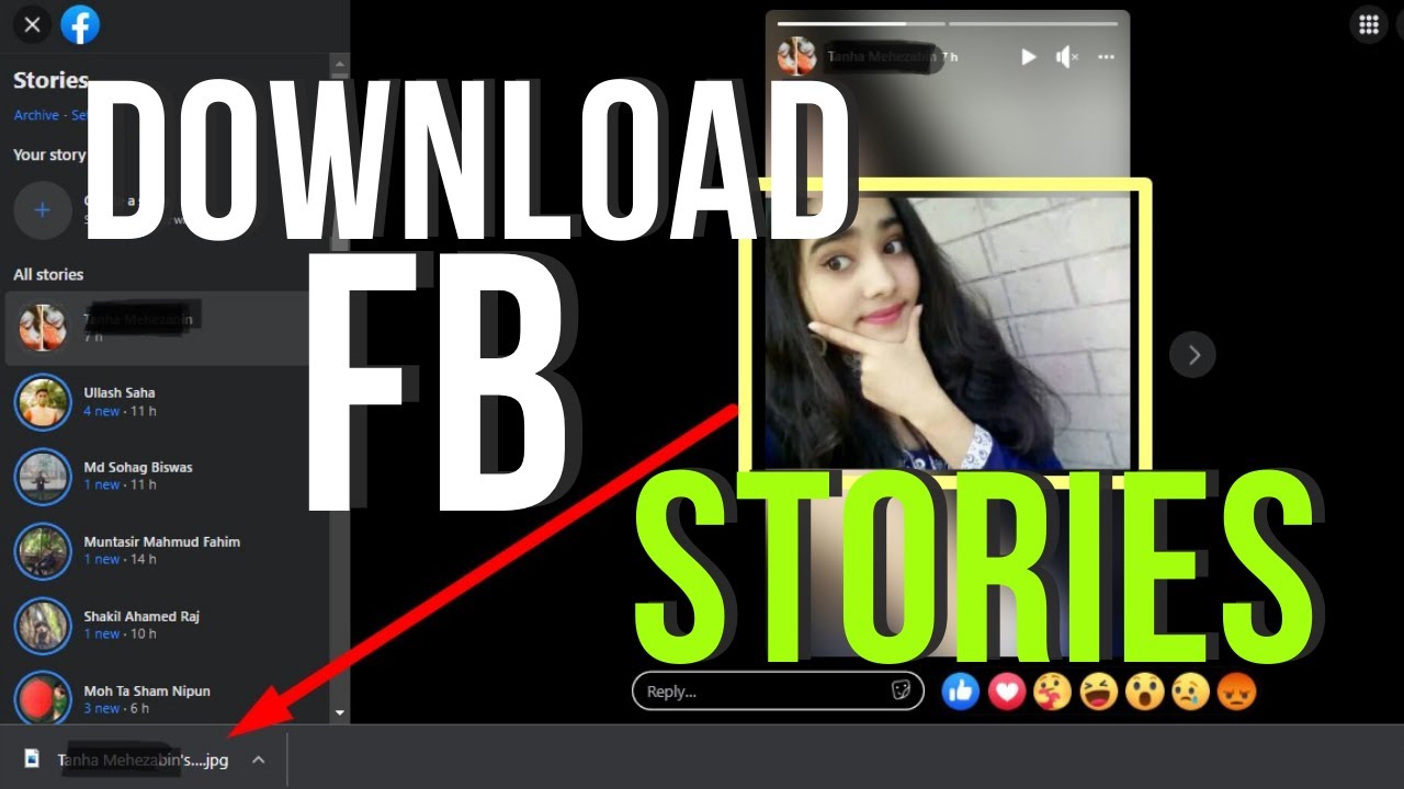 How to Download Facebook Stories on Your PC - YouTube