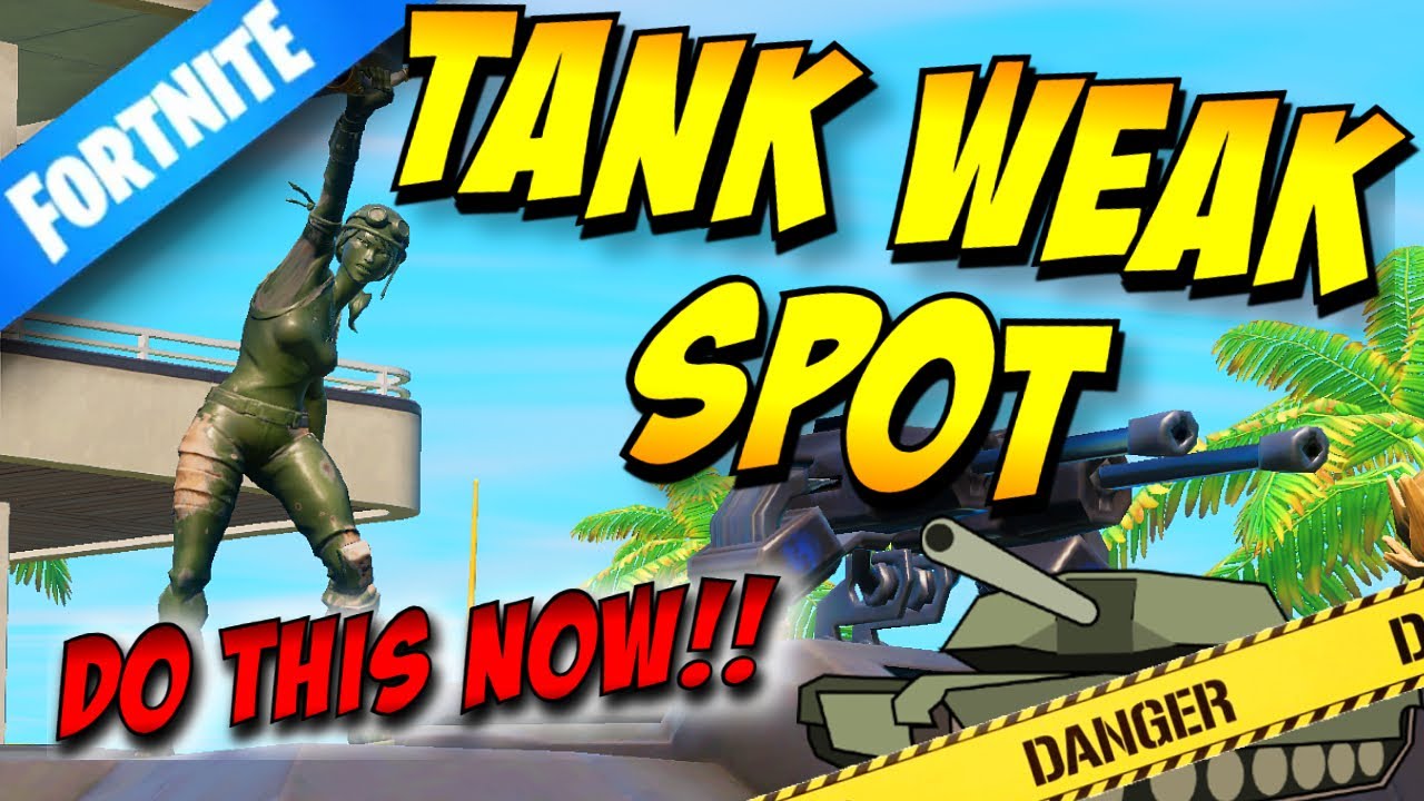 Defeat Fortnite Tanks Easy like This ! Counter Tank Tips - YouTube