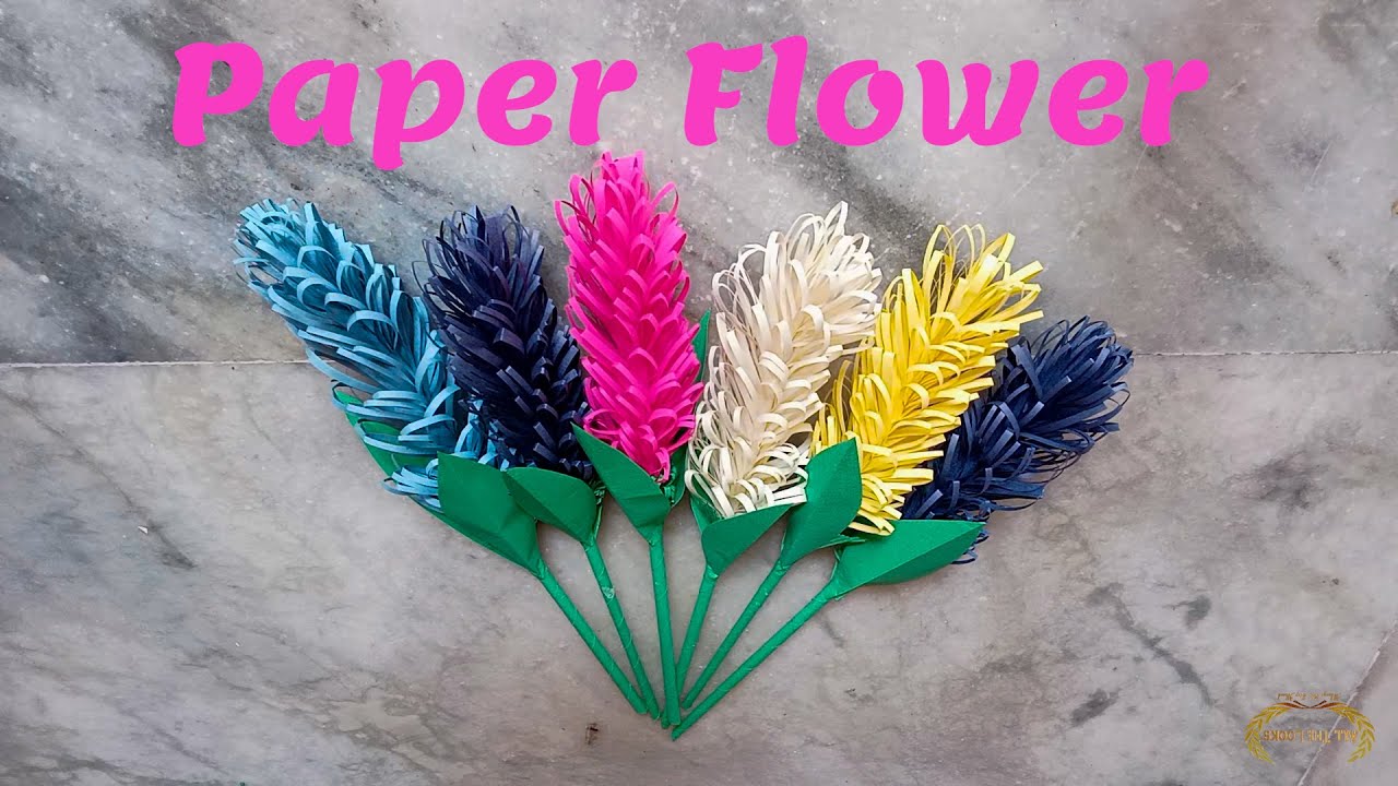 All The Looks || Paper Flower Work || Paper Flower Craft || Best Paper ...