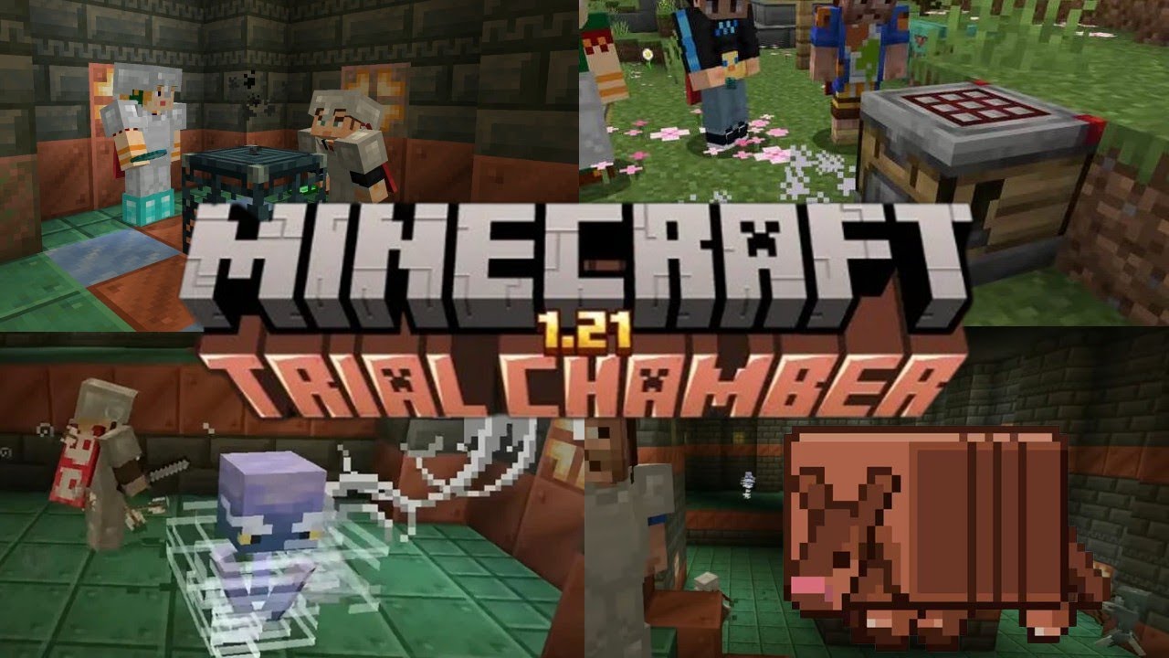 MINECRAFT 1.21 - Breeze, Crafter, Chamber, Bulbs, Trial Spawner ...