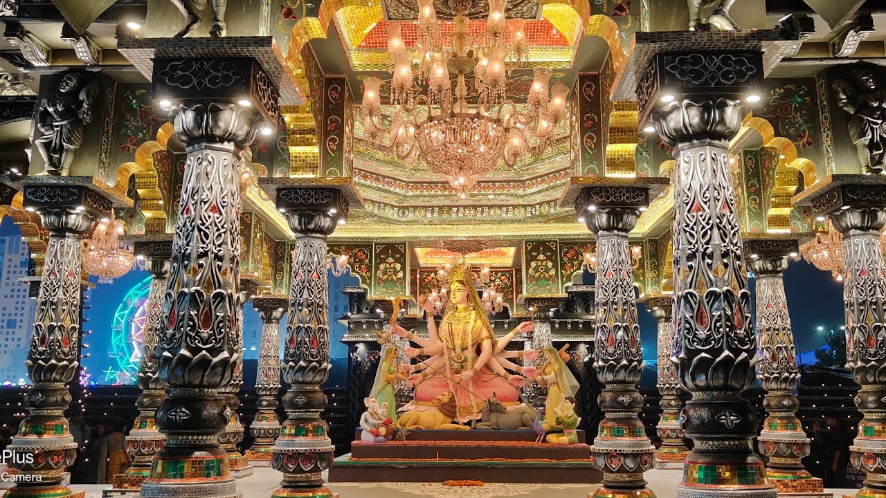 Newtown Durga Pendal || Durga Puja Kolkata Newtown || Durga Puja Mandap ...