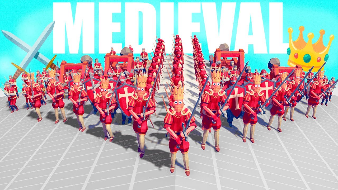 MEDIEVAL ARMY BATTLES COMPILATION / Totally Accurate Battle Simulator ...