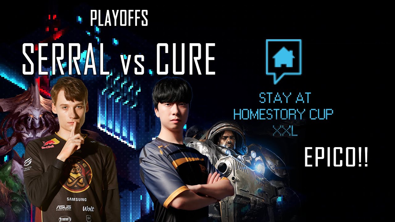 SC2 - Serral vs Cure StayAtHome Story Cup #3 Día 4 Playoffs - YouTube