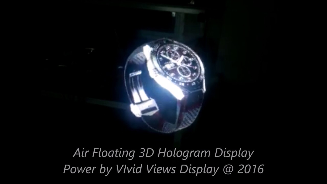 Air Floating 3D Hologram Display - YouTube