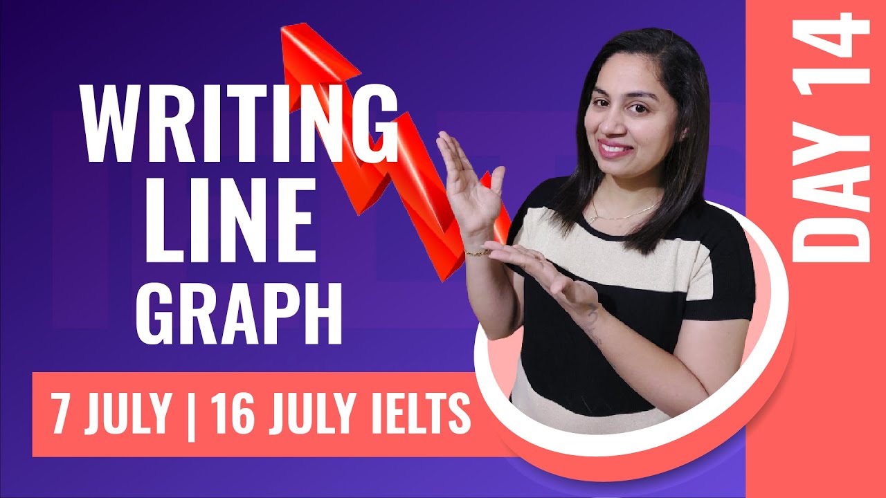 IELTS 2023 Writing Task 1 Line Graph Vocabulary | DAY 14 | IELTS in 45 ...