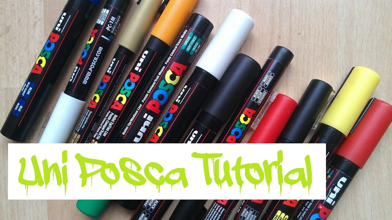 Uni Posca Tutorial - YouTube