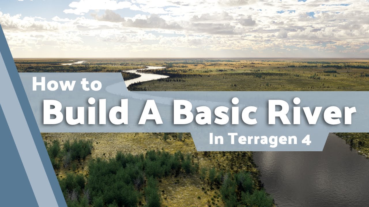 Terragen 4 Basics: Build a Basic River - YouTube