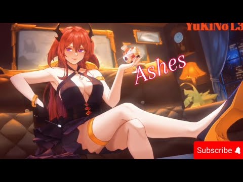 「Nightcore」→ Ashes [NMV] (Slowed Reverb) [Lyrics] - YouTube