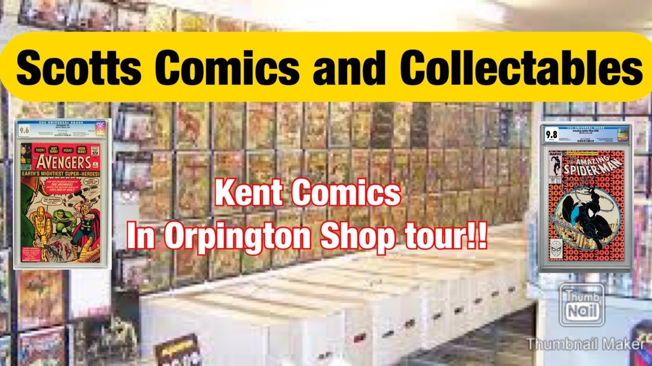 Kent Comics - Comic Book Hunting - Orpington Kent store tour UK 70s 80s ...