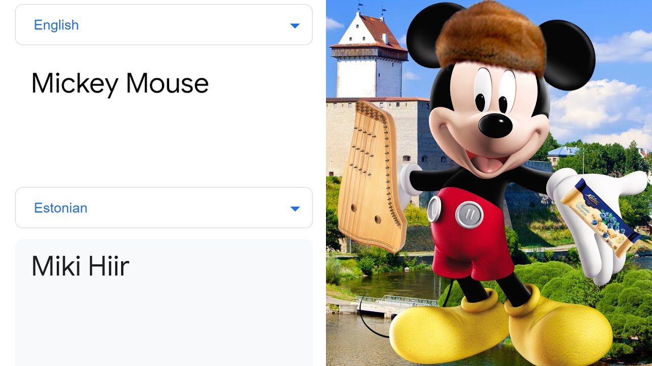 Mickey Mouse in different languages meme (Part 2) - YouTube