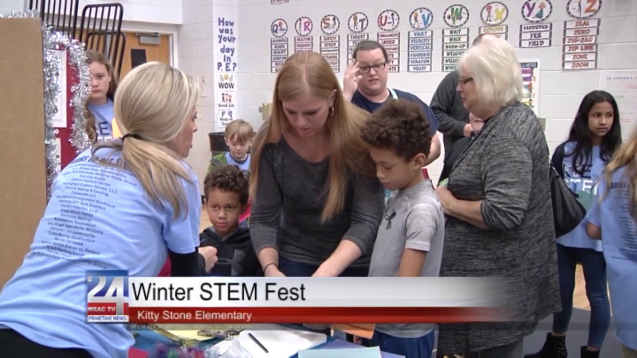 Winter STEM Fest at Kitty Stone Elementary - YouTube