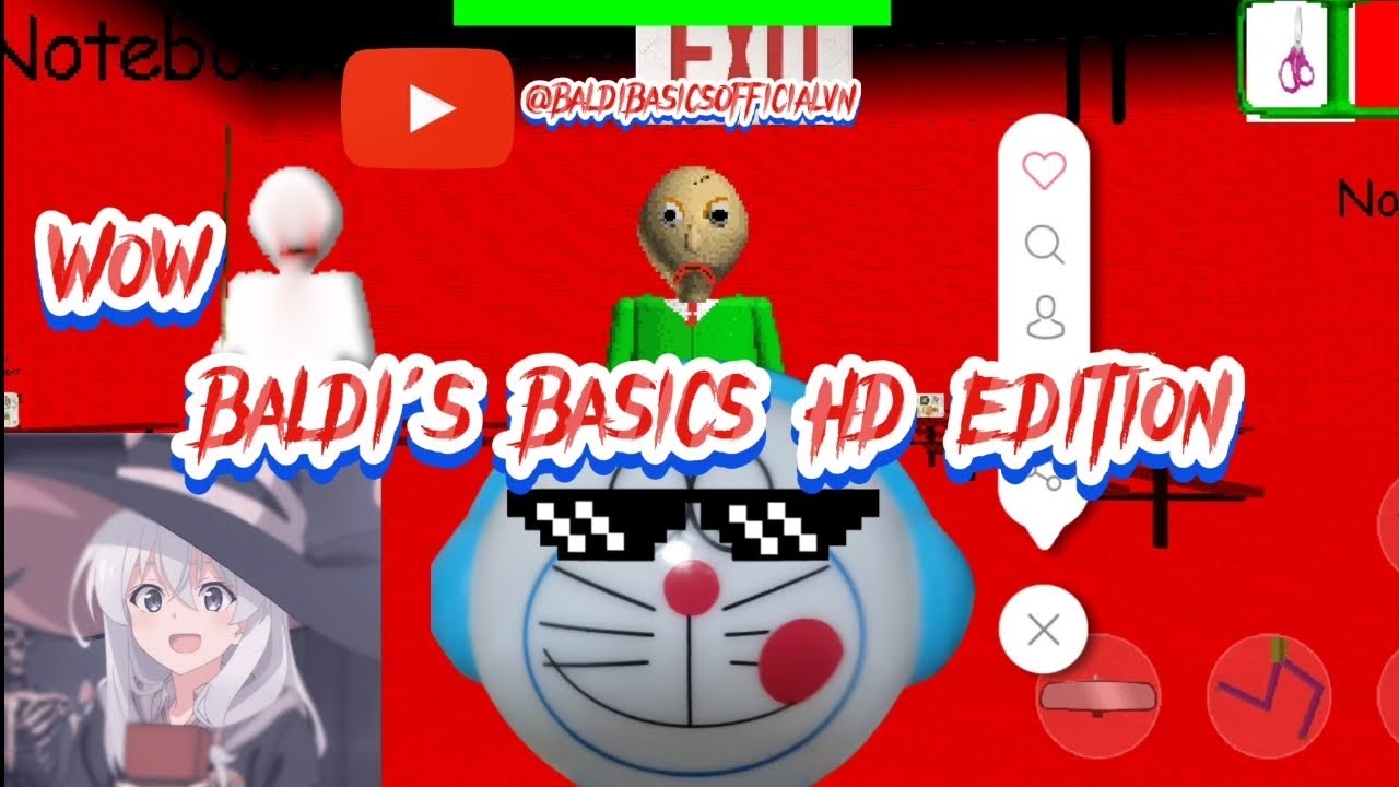 Baldi's Basics Hd Edition Android Port - 1.4.3 Mods - YouTube