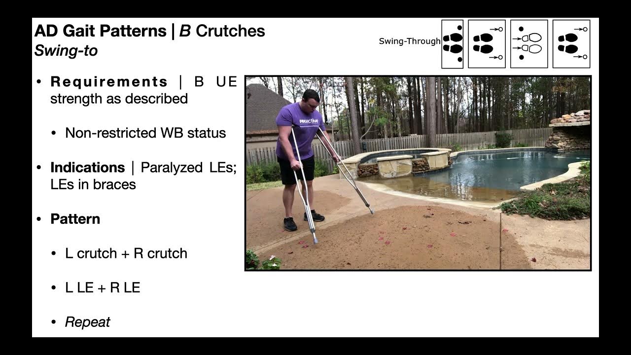 Assistive Devices/Gait Patterns | Swing-To & Swing-Through Patterns ...