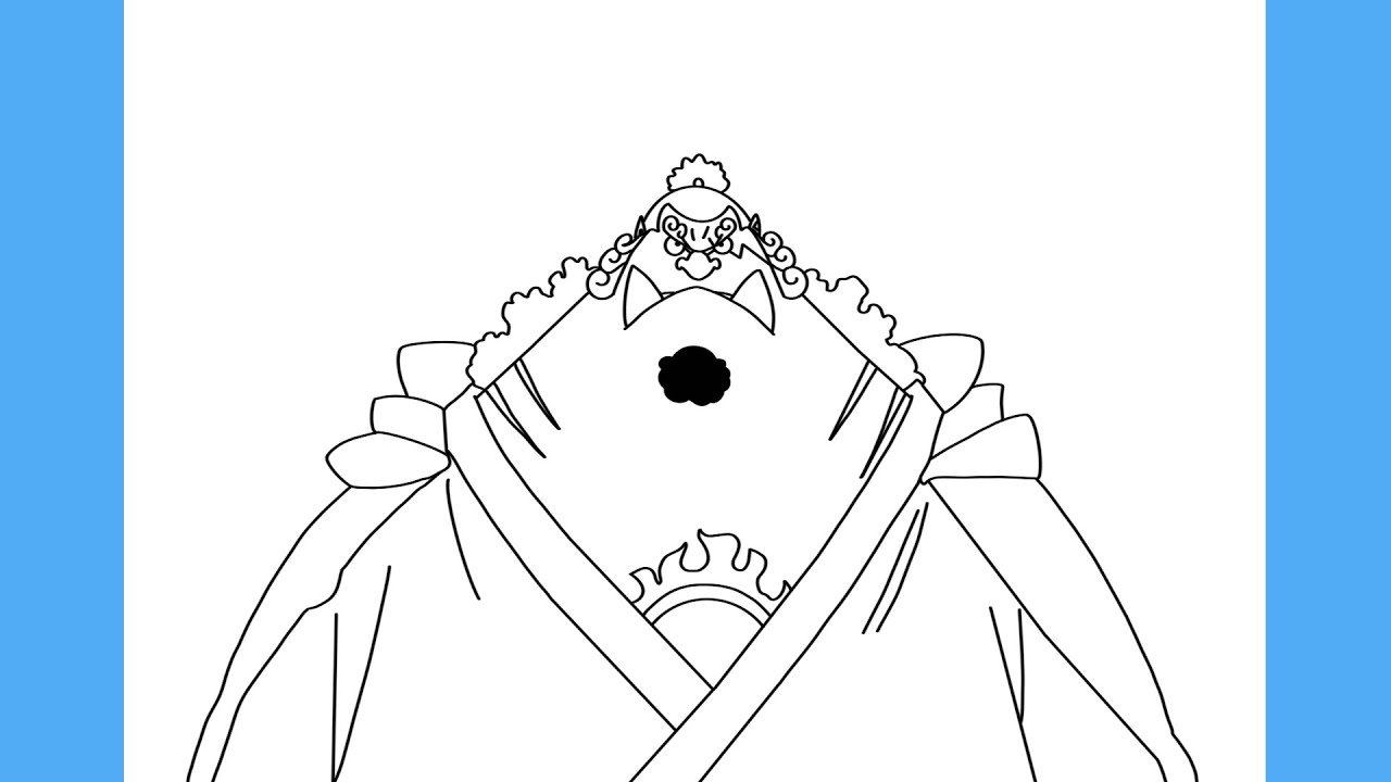 HOW TO DRAW JINBE FROM ONE PIECE - YouTube