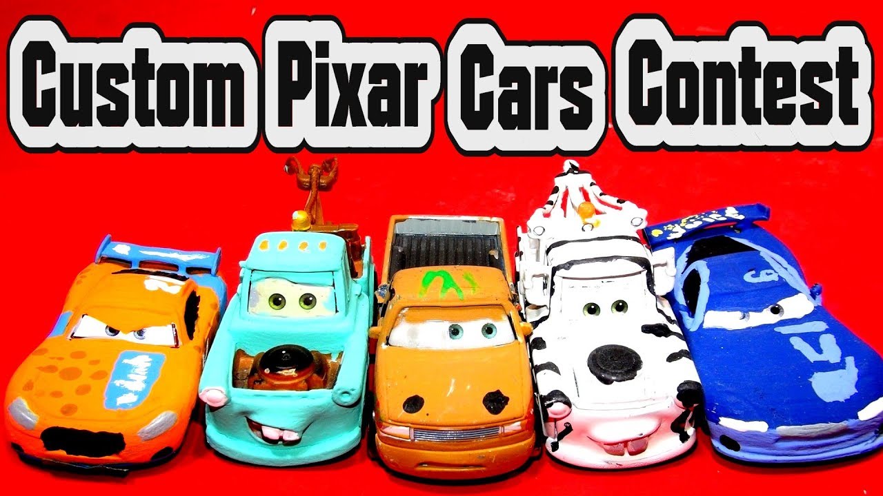 Pixar Cars Contest pick your favorite Pixar Cars Custom Car - YouTube