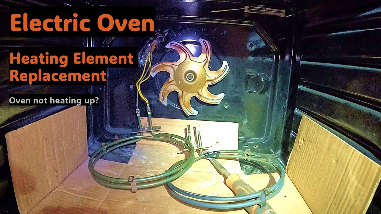 How to replace a heating element on an electric oven - YouTube