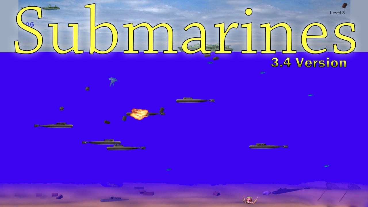 Submarines v3.4 (Windows game 2007) - YouTube