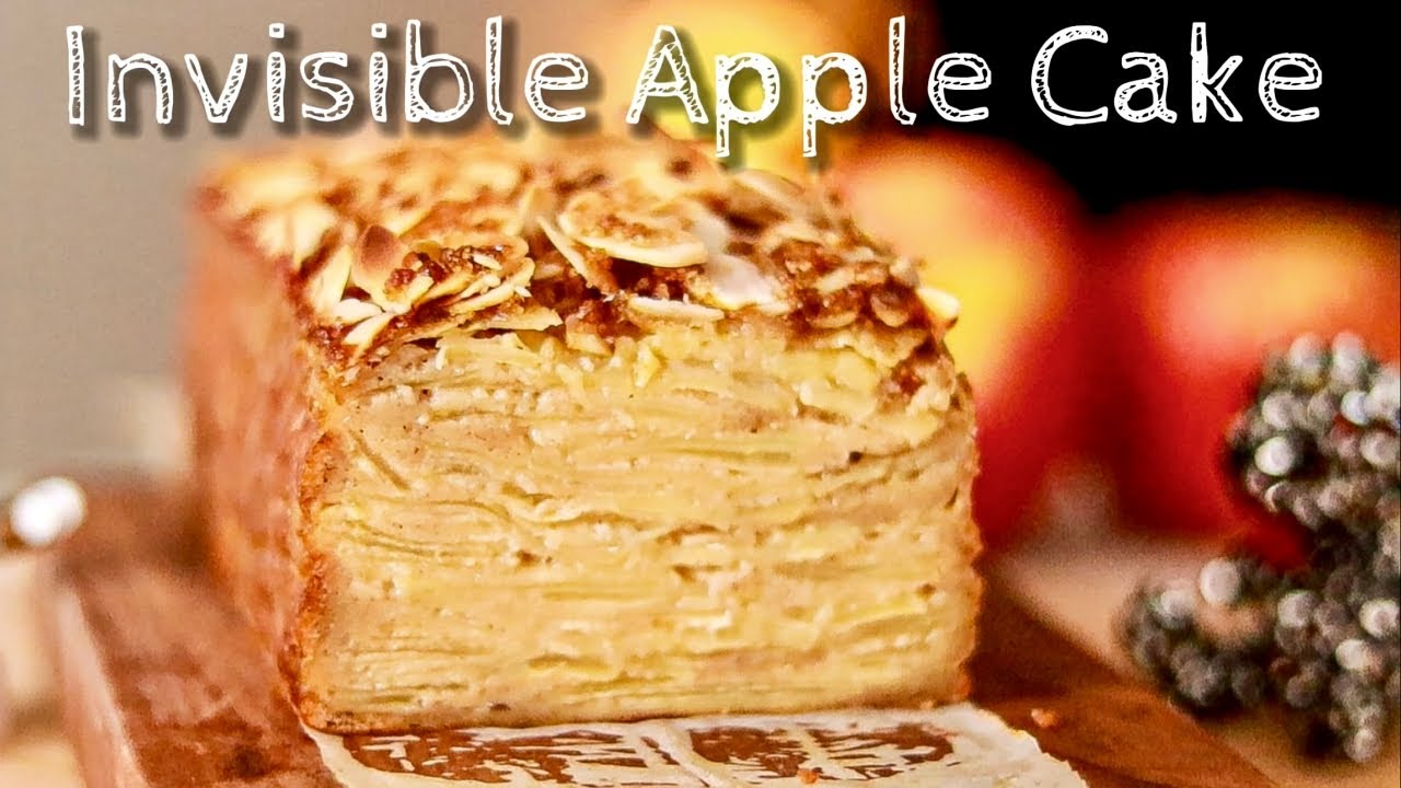 Invisible Apple Cake - YouTube