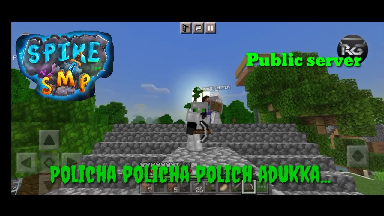 Policha Policha polich addka | Spike SMP Public server |Les gooo - YouTube