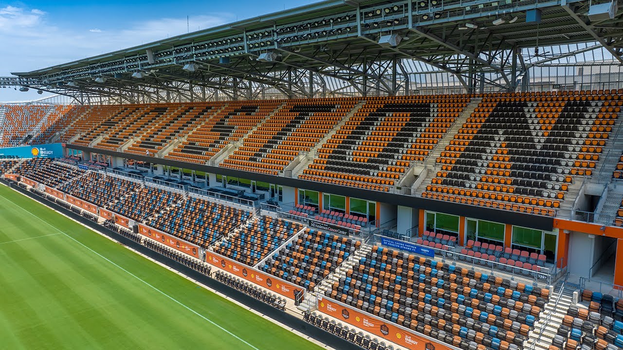 Houston Dynamo - Shell Energy Stadium - DreamSeat (Drone Footage) - YouTube