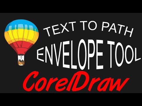 Corel Draw Tips & Tricks Envelope Tool & Text To Path - YouTube