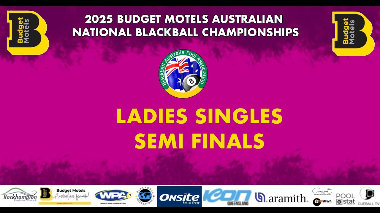 Australian Championships 2025 : Ladies Singles Semi Finals - YouTube