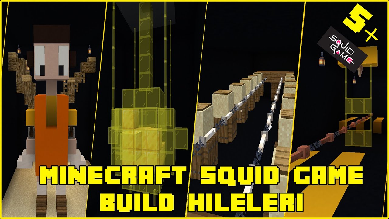 Minecraft 5+ Squid Game Build Hileleri l Minecraft: 5+ Squid Game Build ...