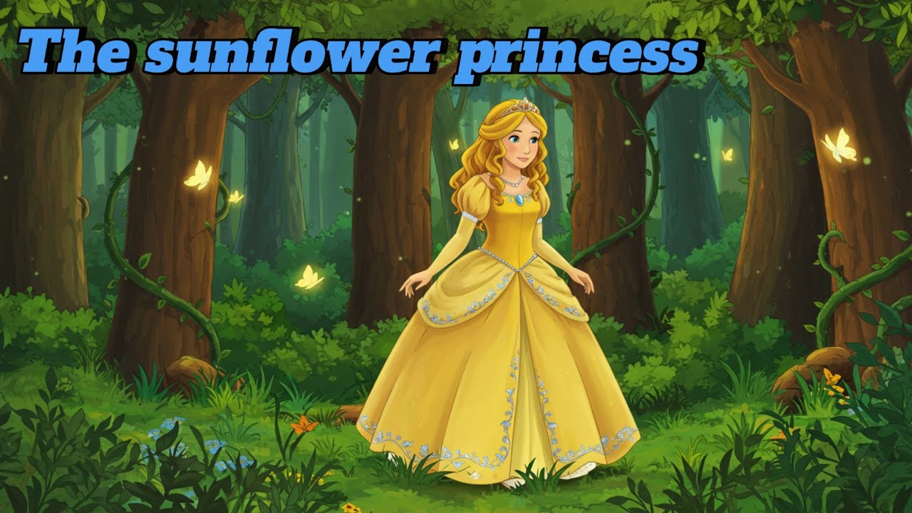 The sunflower princess 🌻🌻🌻 the story of sunflower / bedtime storie ...