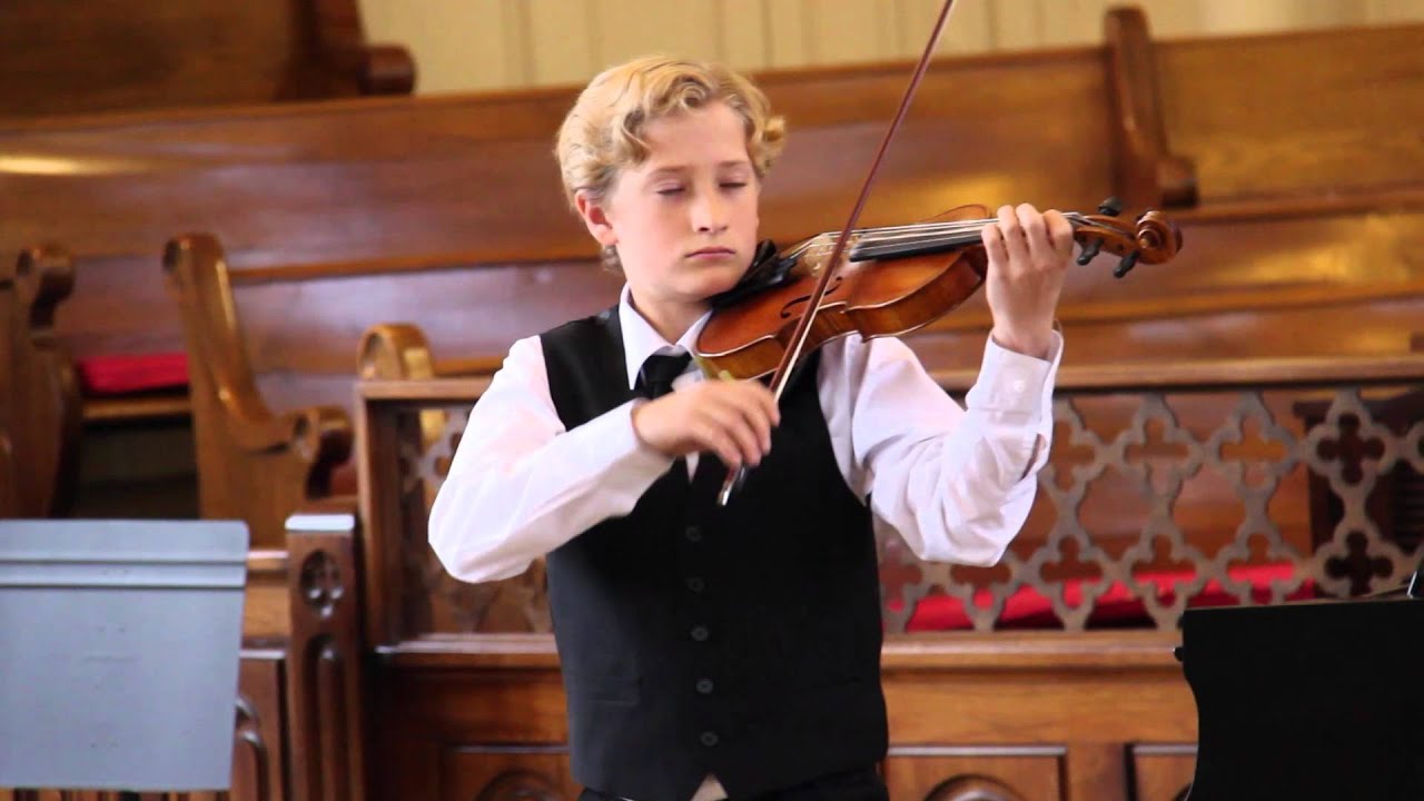 Logan Snair: Bach- Partita No.2 In D Minor- Giga - YouTube