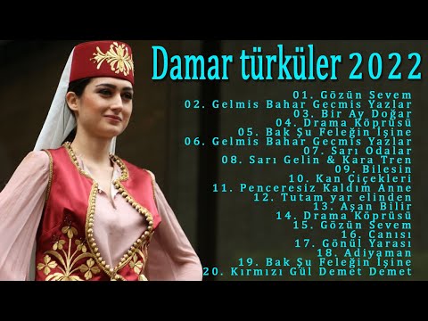 En Çok Dinlenen Türküler Listesi 2022 ★ Ağlatan Arabesk Damar Türküler ★ Damar Türküler 2022