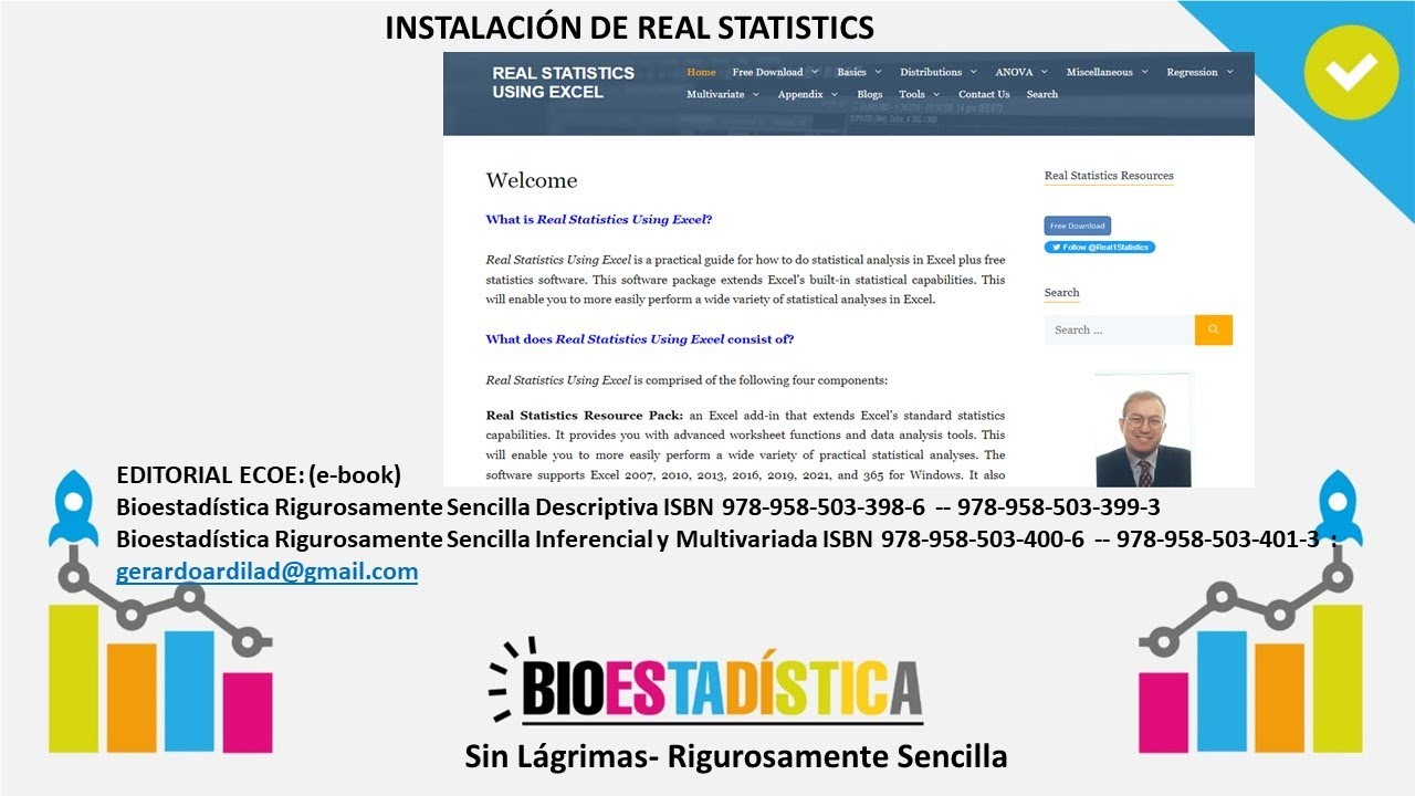 DESCARGA EL REAL STATISTICS O R PARA EXCEL| BioEstadística Sin Lágrimas ...