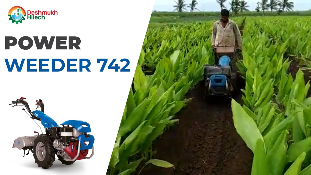Introducing BCS New Power weeder / Tiller MC 742. - YouTube