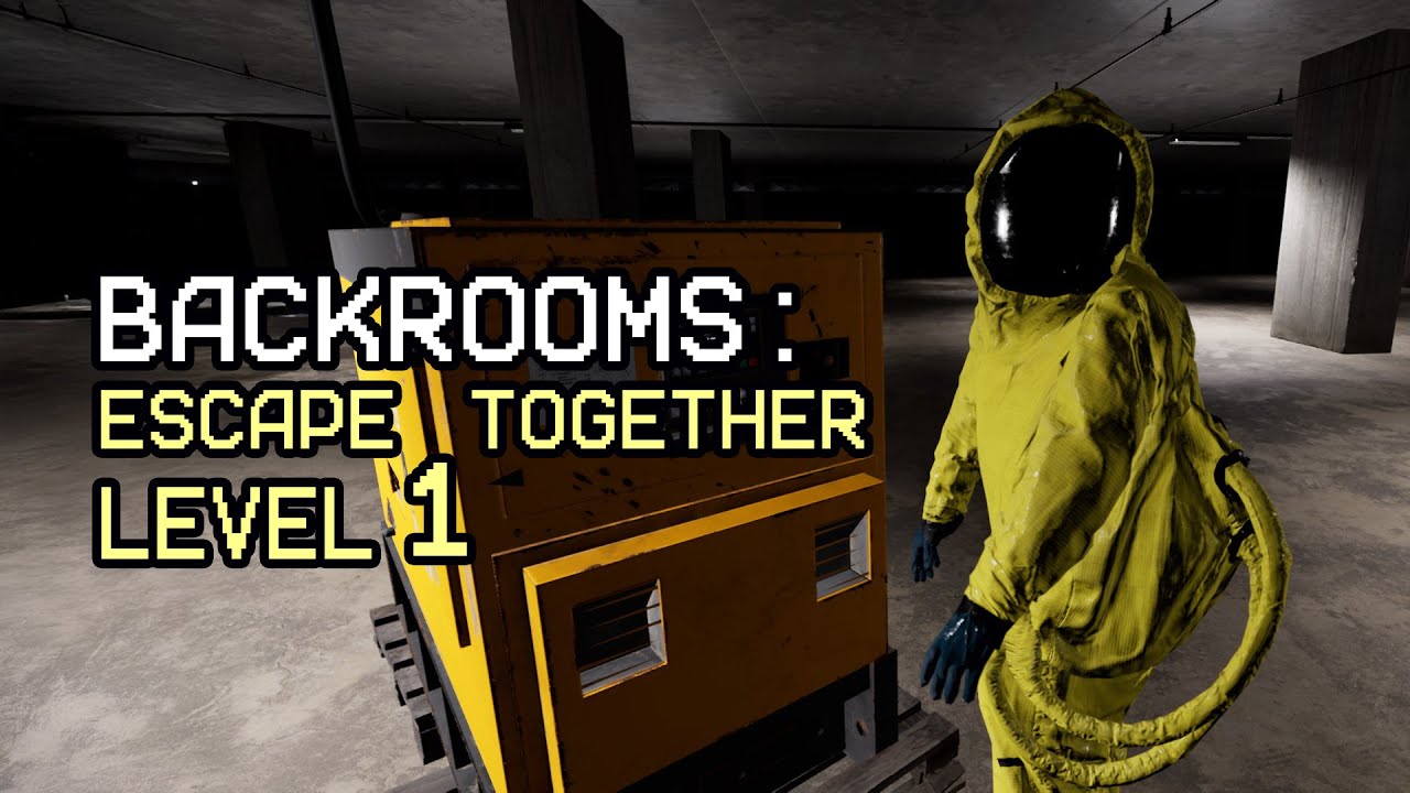 Backrooms: Escape Together Прохождение lvl 1 - Обитаемая зона - YouTube