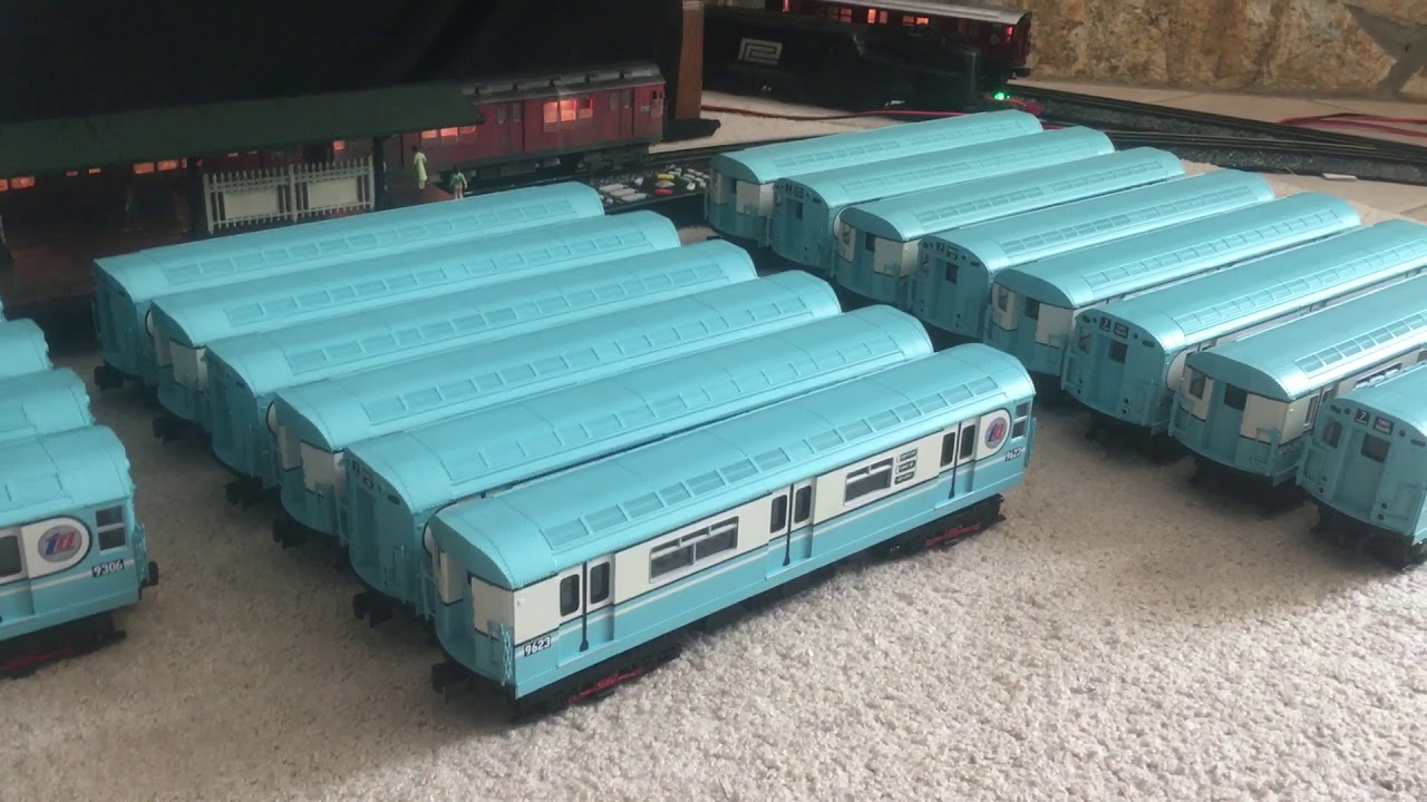 All of mth's R36 worlds fair subway cars - YouTube