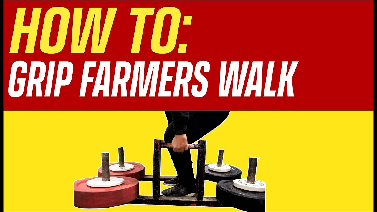 Strongman Tutorial: How to Grip Farmers Walk Handles - YouTube