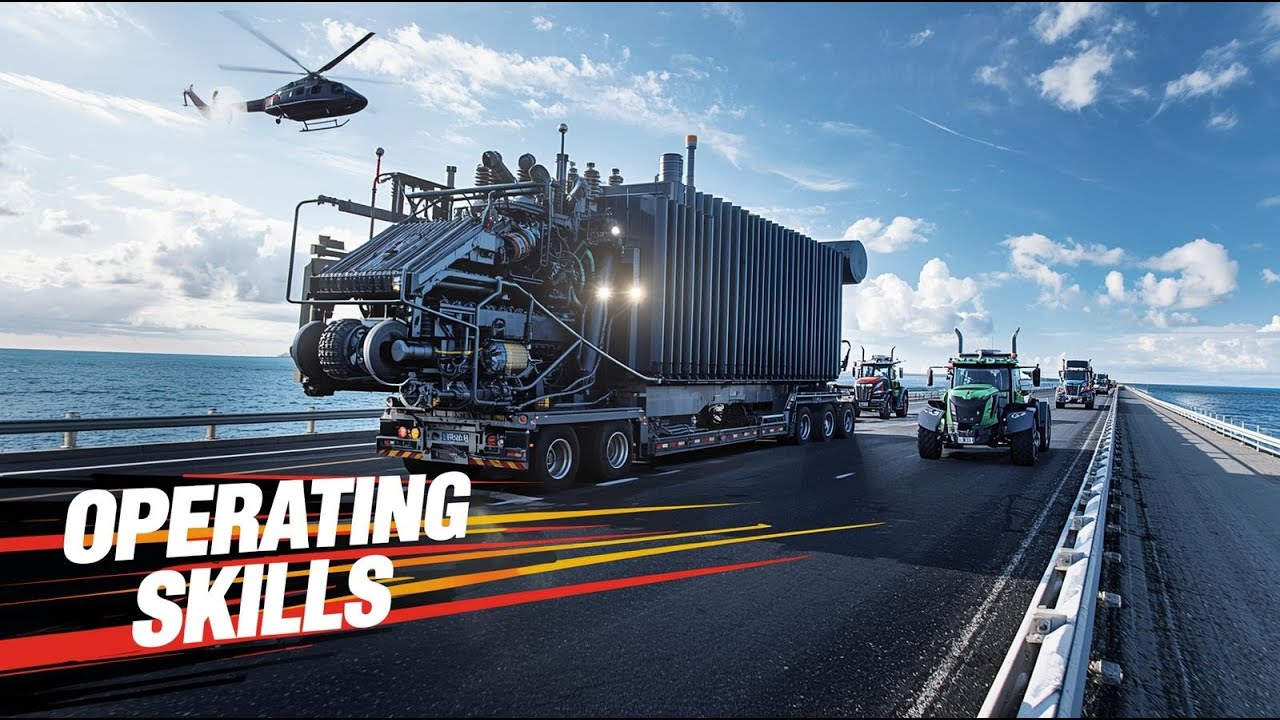 Heavy equipment operating and moving skills you’ve never seen before ...