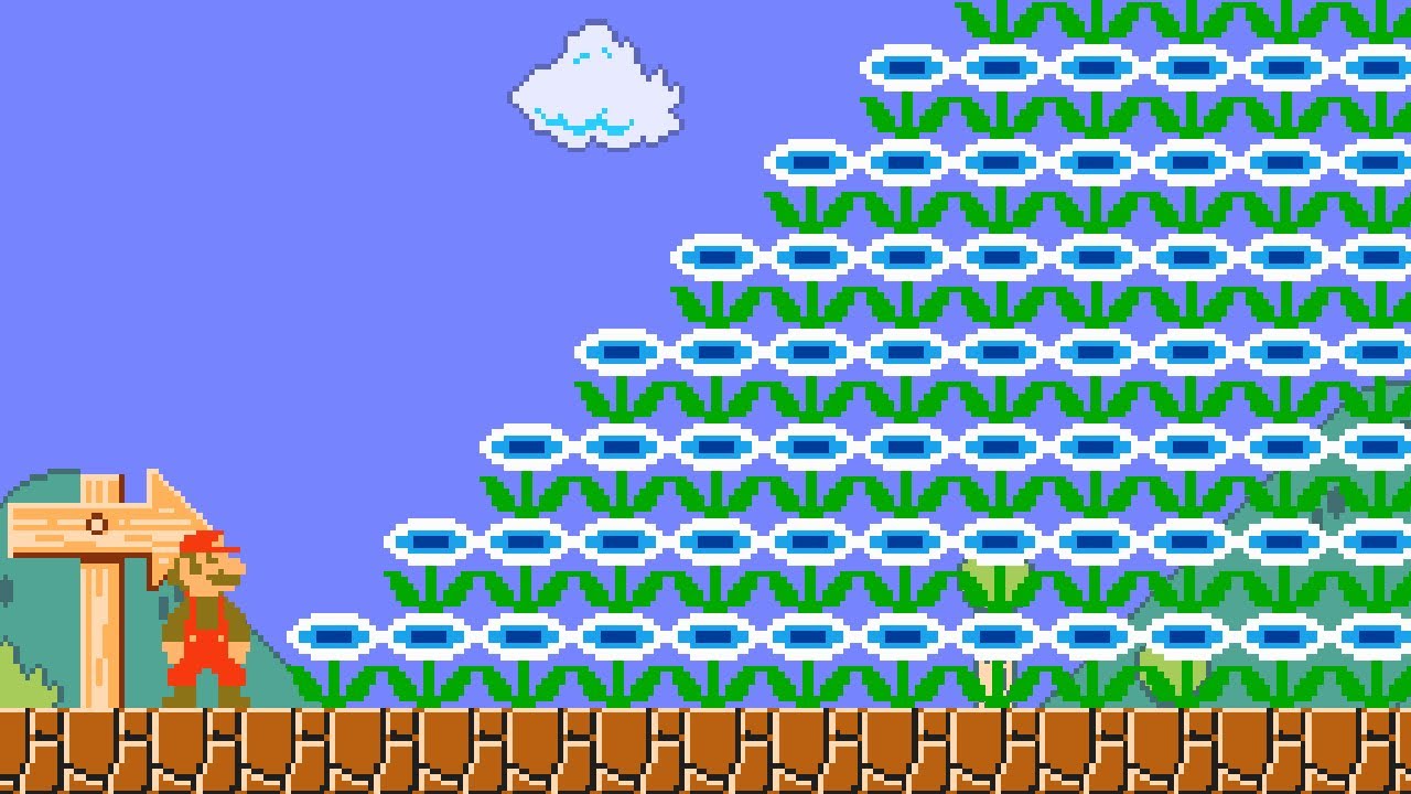 Can Mario Collect 999 Ice Flowers in Super Mario Bros (Mario Multiverse ...