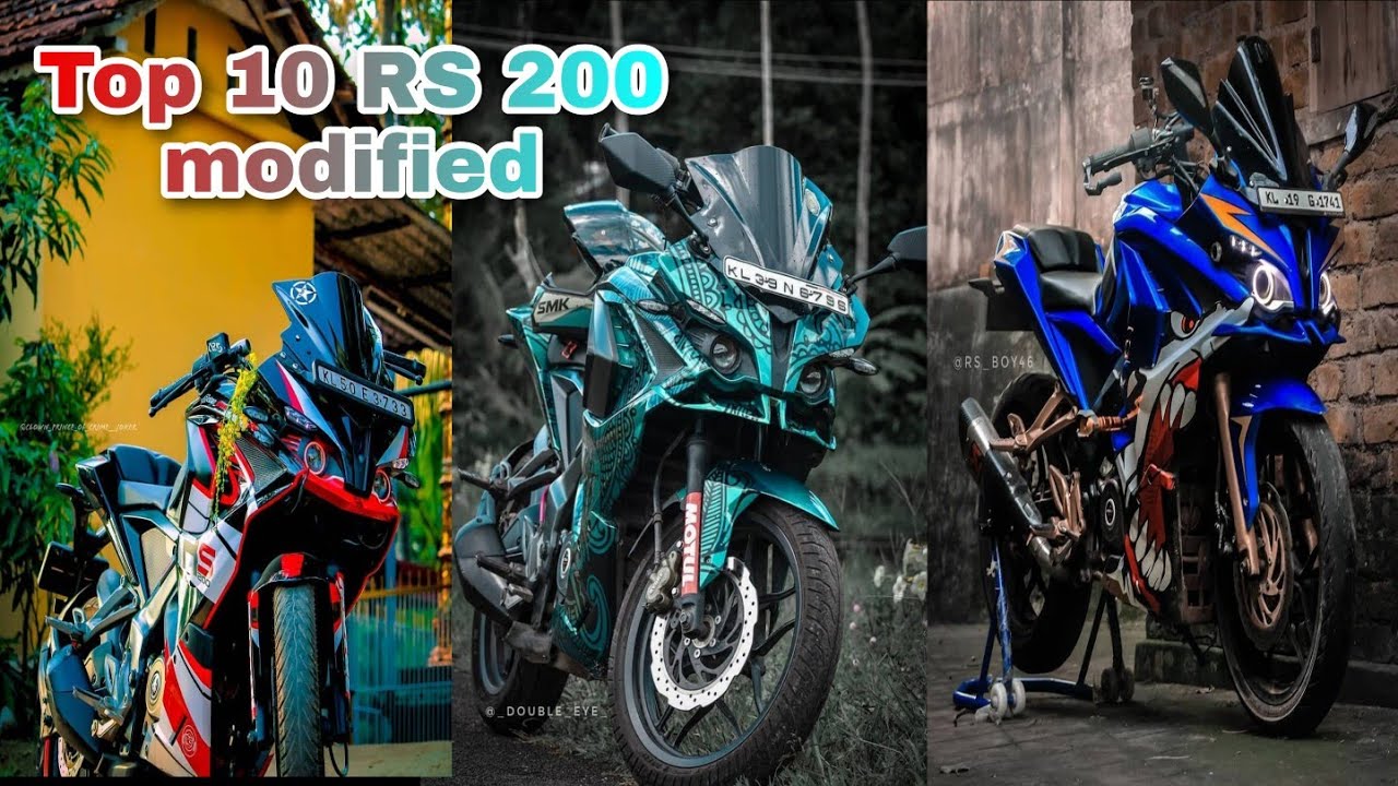 Top 10 pulsar RS 200 modified in 2020 - YouTube