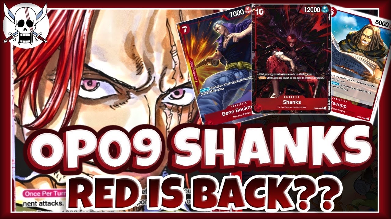 One Piece Card Game | OP09 Shanks Saves Red! - YouTube