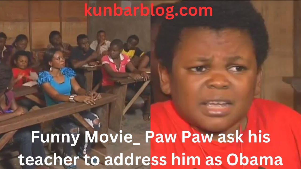 Movie Comedy Paw Paw calls himself Obama in the class - YouTube