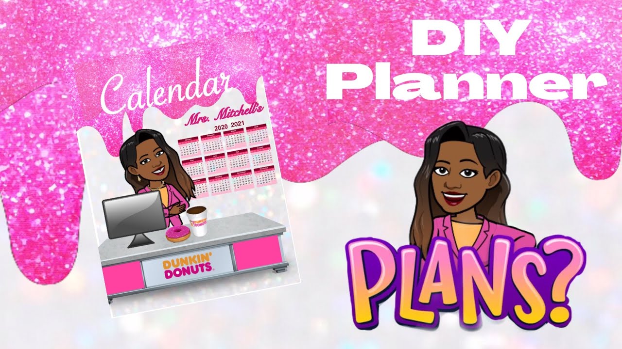My DIY Bitmoji Planner - YouTube