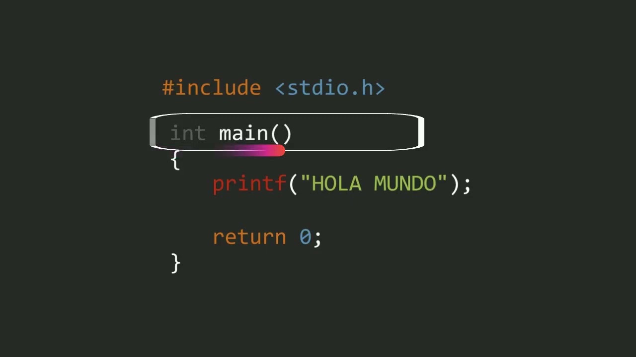 Clase 3. Estructura de un programa en C - YouTube
